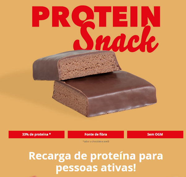 Prozis Protein Snack 30 g Sabor bolacha e nata – Hiper Farma