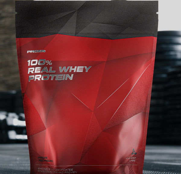 Prozis 100% Real Whey Protein 1000 g Morango e banana – Hiper Farma